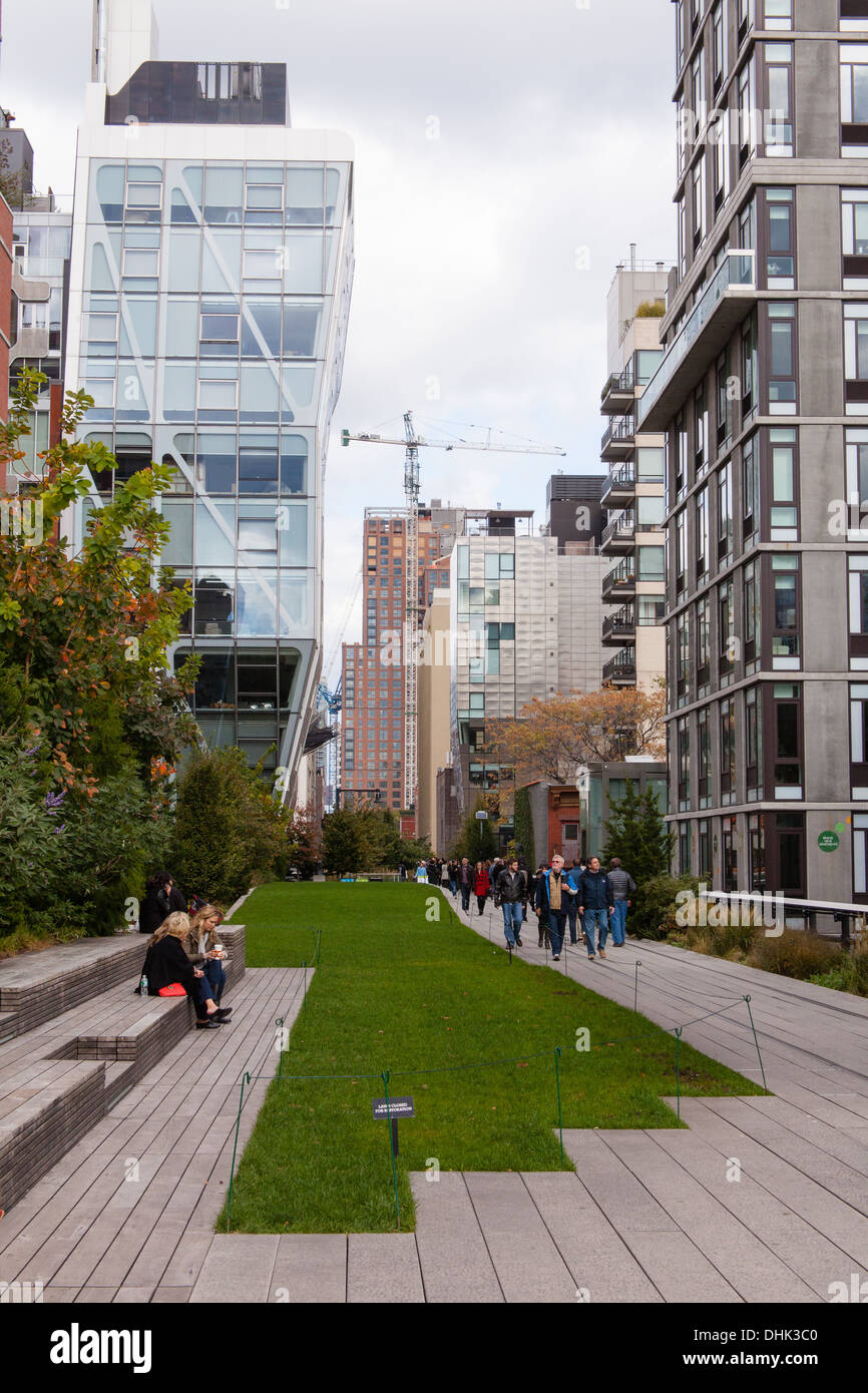 The High Line and the HL23 Building, New York City, United States of ...