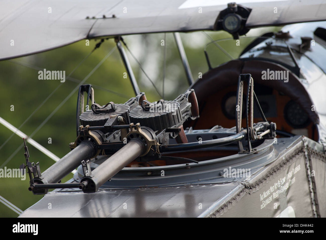 Bristol Fighter WW1 biplane aircraft at a Shuttleworth Collection air ...