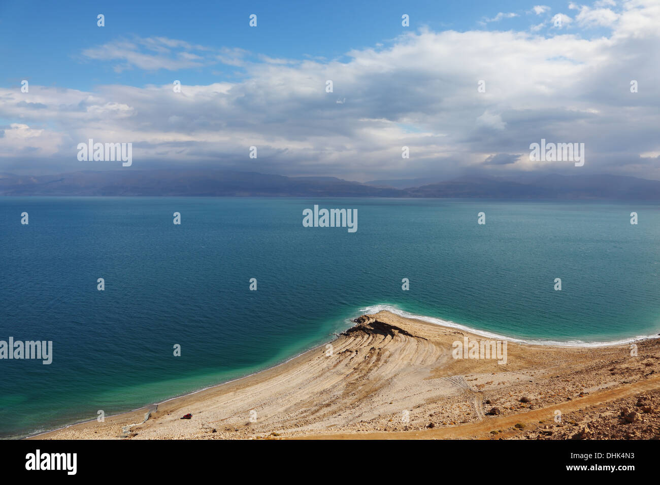 Azure water and easy clouds Stock Photo - Alamy