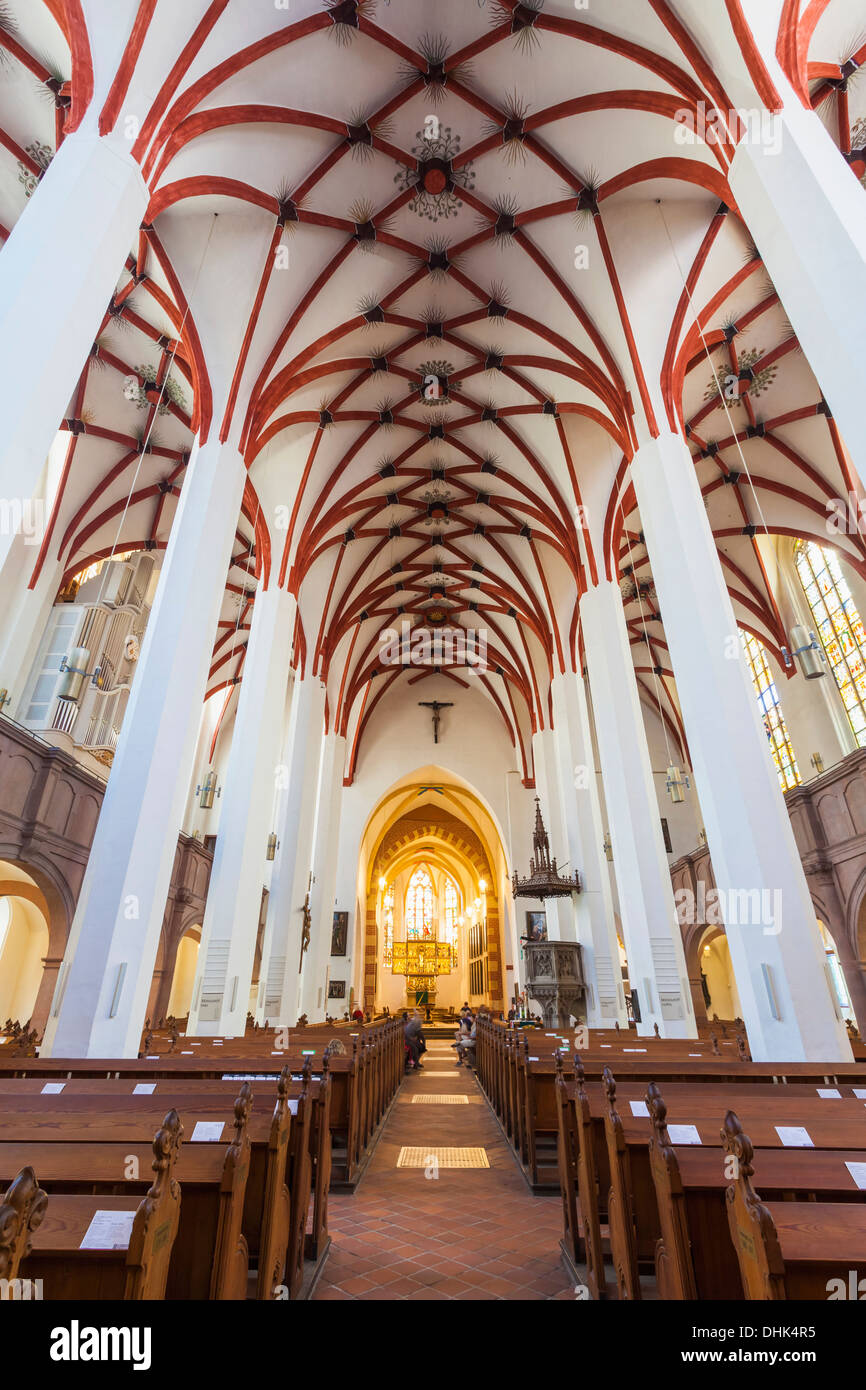 Germany, Saxony, Leipzig, Interior of Thomas Church Stock Photo - Alamy