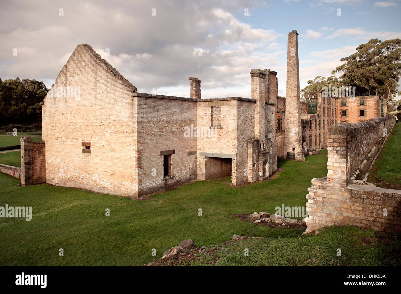 Ruins of penitentiary at Port Arthur, prison, historic site, Tasmania ...