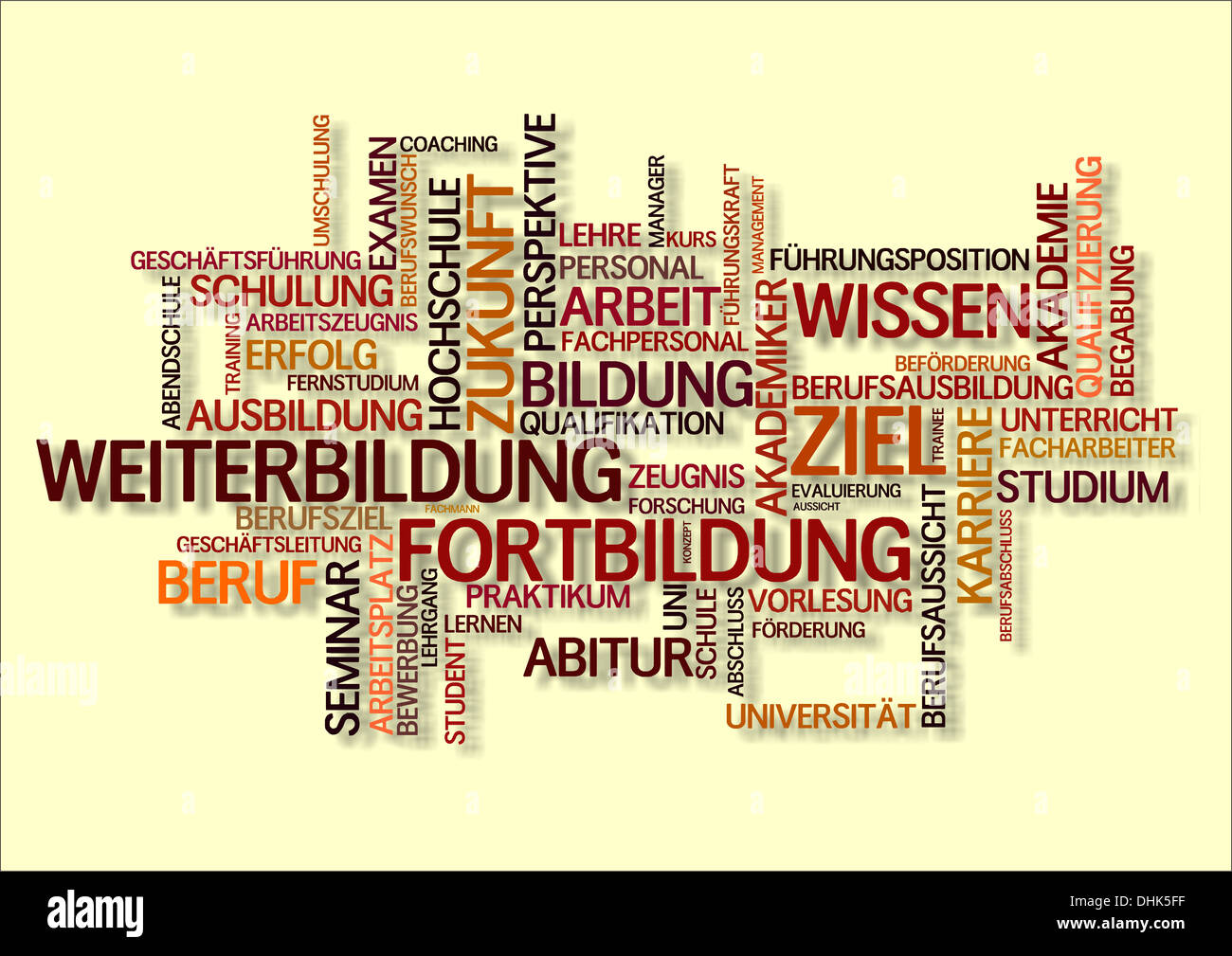 Work style word cloud hi-res stock photography and images - Alamy