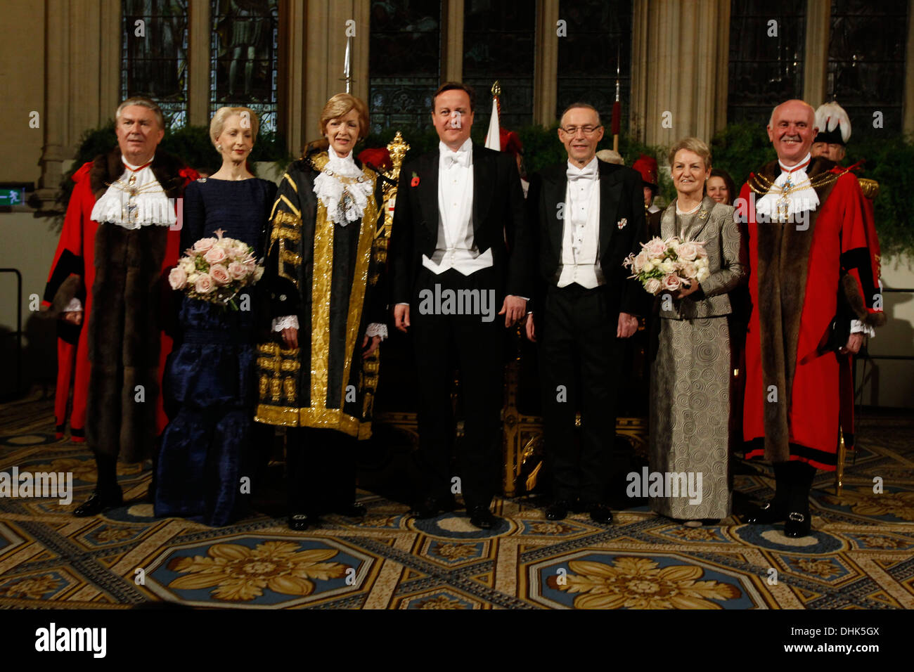(L to R) Sheriff Alderman Sir Paul Judge; Lady Judge; Lord Mayor of ...