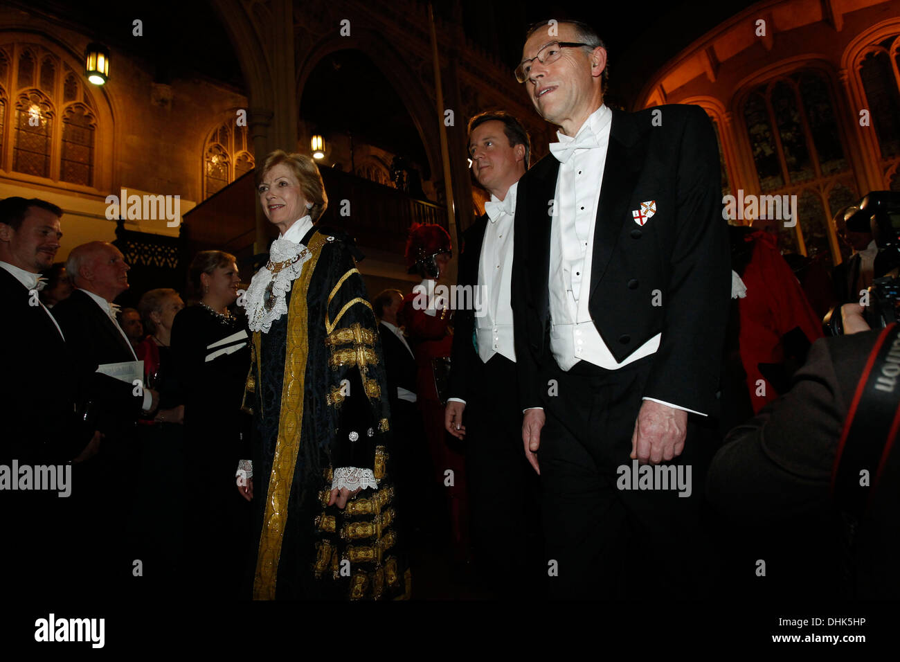 British Prime Minister David Cameron and Lord Mayor Alderman Fiona ...