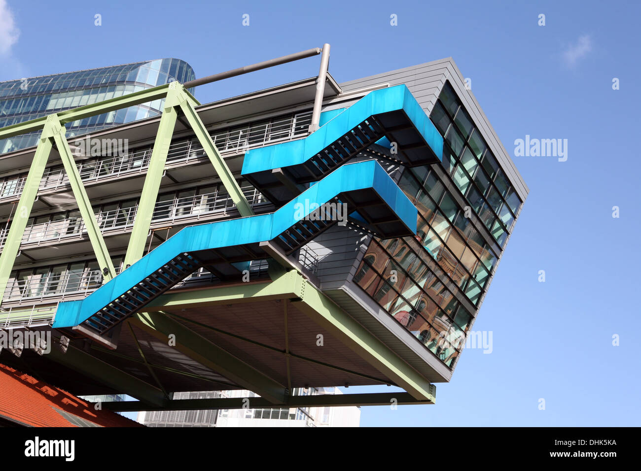 varied architecture in the Media Harbour Stock Photo - Alamy