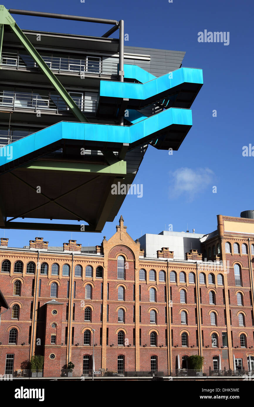 varied architecture in the Media Harbour Stock Photo - Alamy