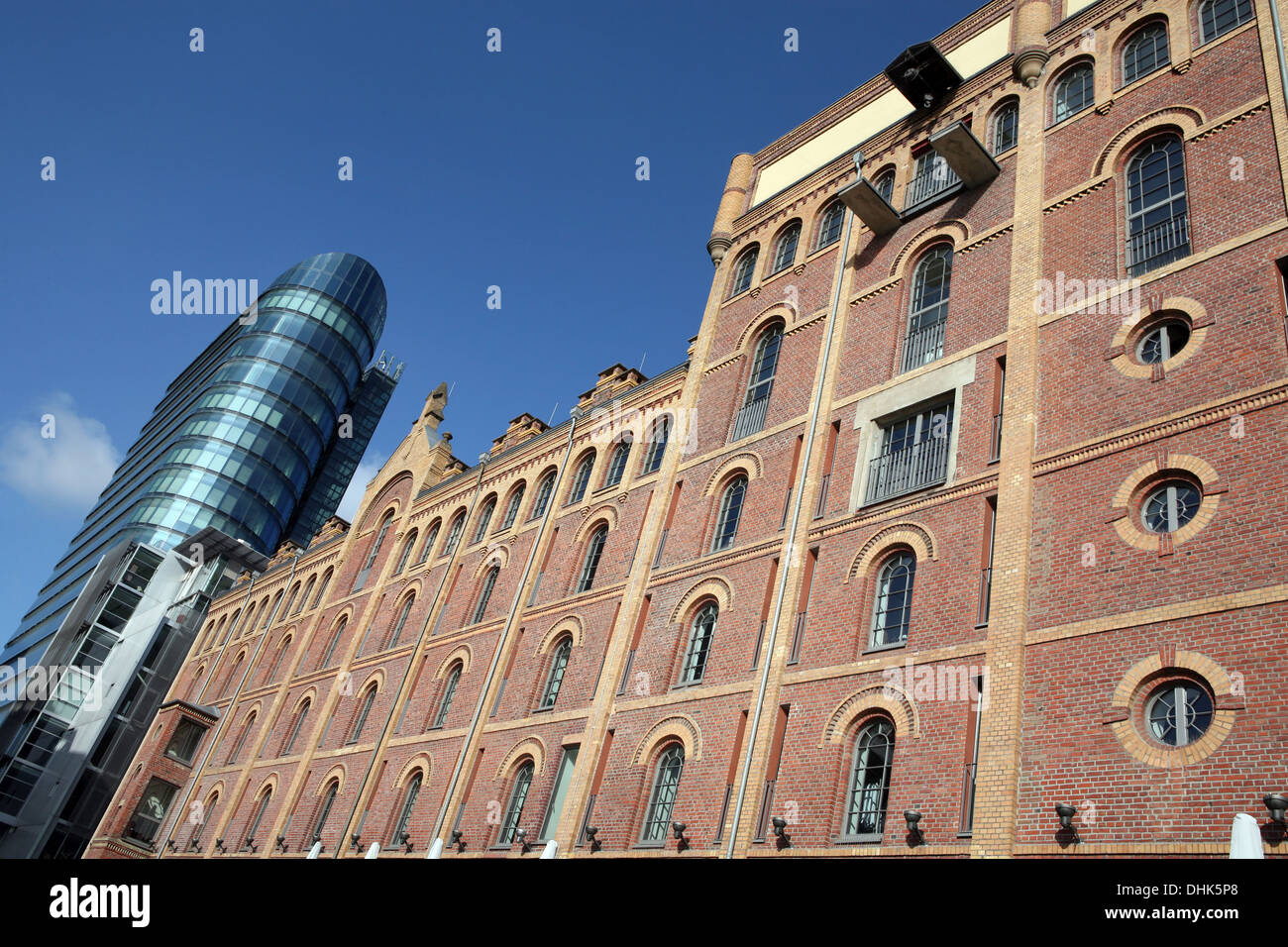 varied architecture in the Media Harbour Stock Photo - Alamy