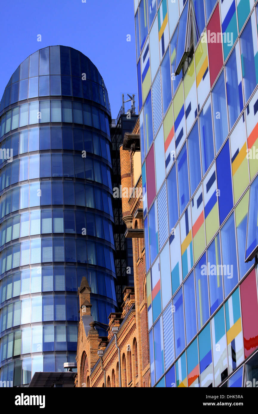 varied architecture in the Media Harbour Stock Photo - Alamy