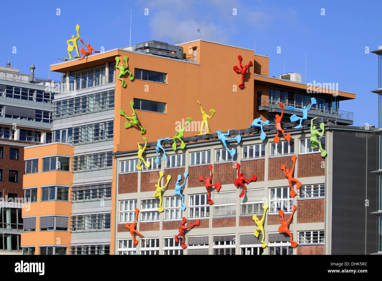varied architecture in the Media Harbour Stock Photo - Alamy