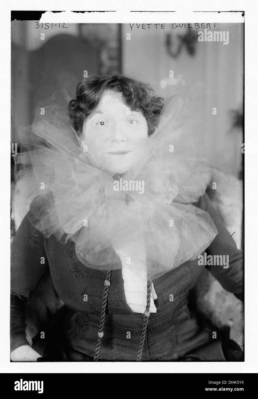 This image of Yvette Guilbert, an iconic French singer and performer ...