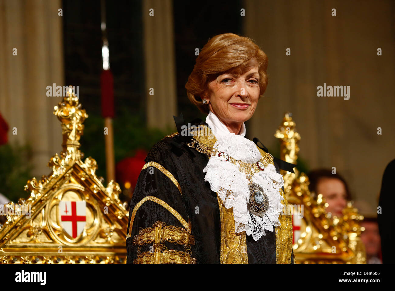 Lord Mayor Alderman Fiona Woolf during the Lord Mayors Banquet at ...