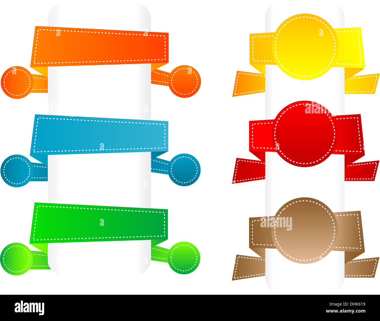 Set modern art banners Cut Out Stock Images & Pictures - Alamy