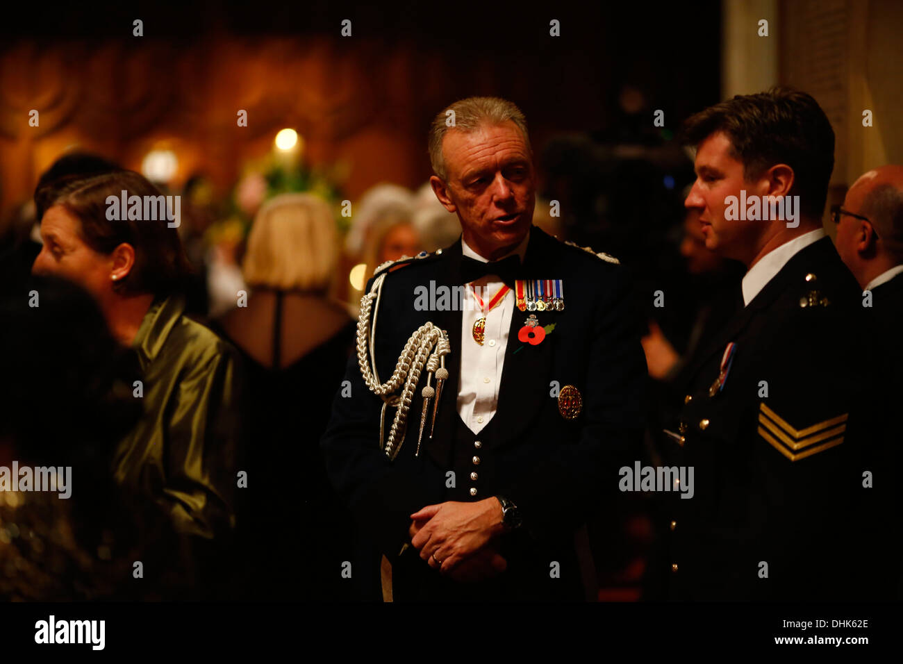Sir Bernard Hogan-Howe (L) the Commissioner of the Metropolitan Police ...
