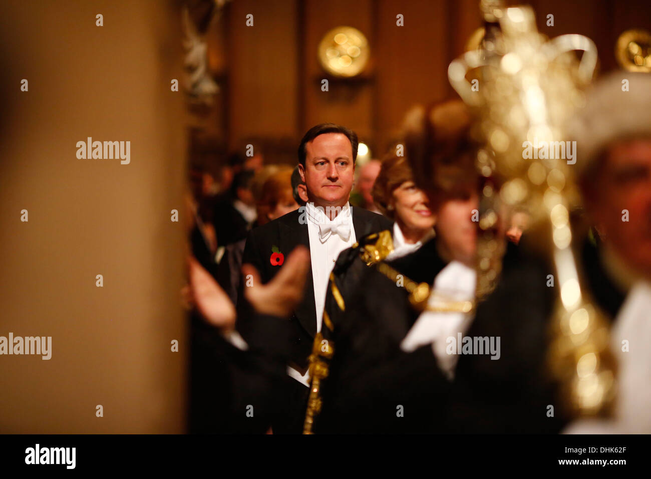 British Prime Minister David Cameron delivers a speech at the Lord ...
