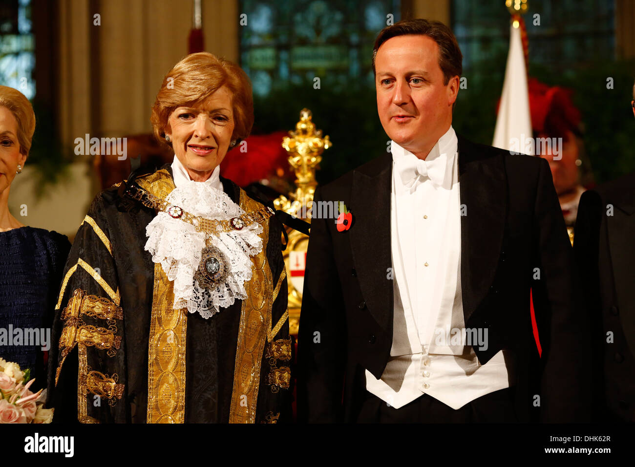 British Prime Minister David Cameron and Lord Mayor Alderman Fiona ...