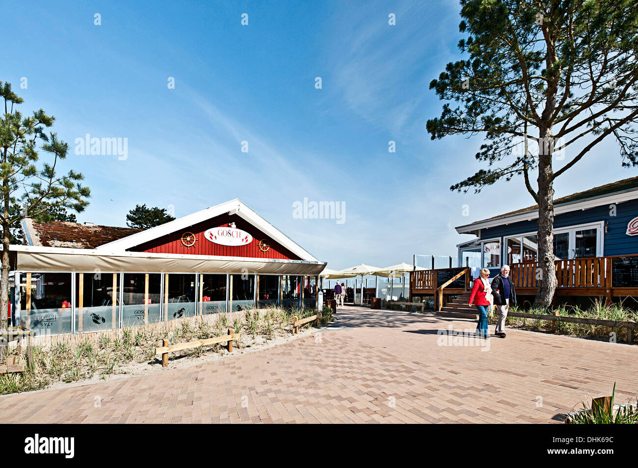 Fish restaurant Gosch, Scharbeutz, Schleswig Holstein, Germany Stock ...