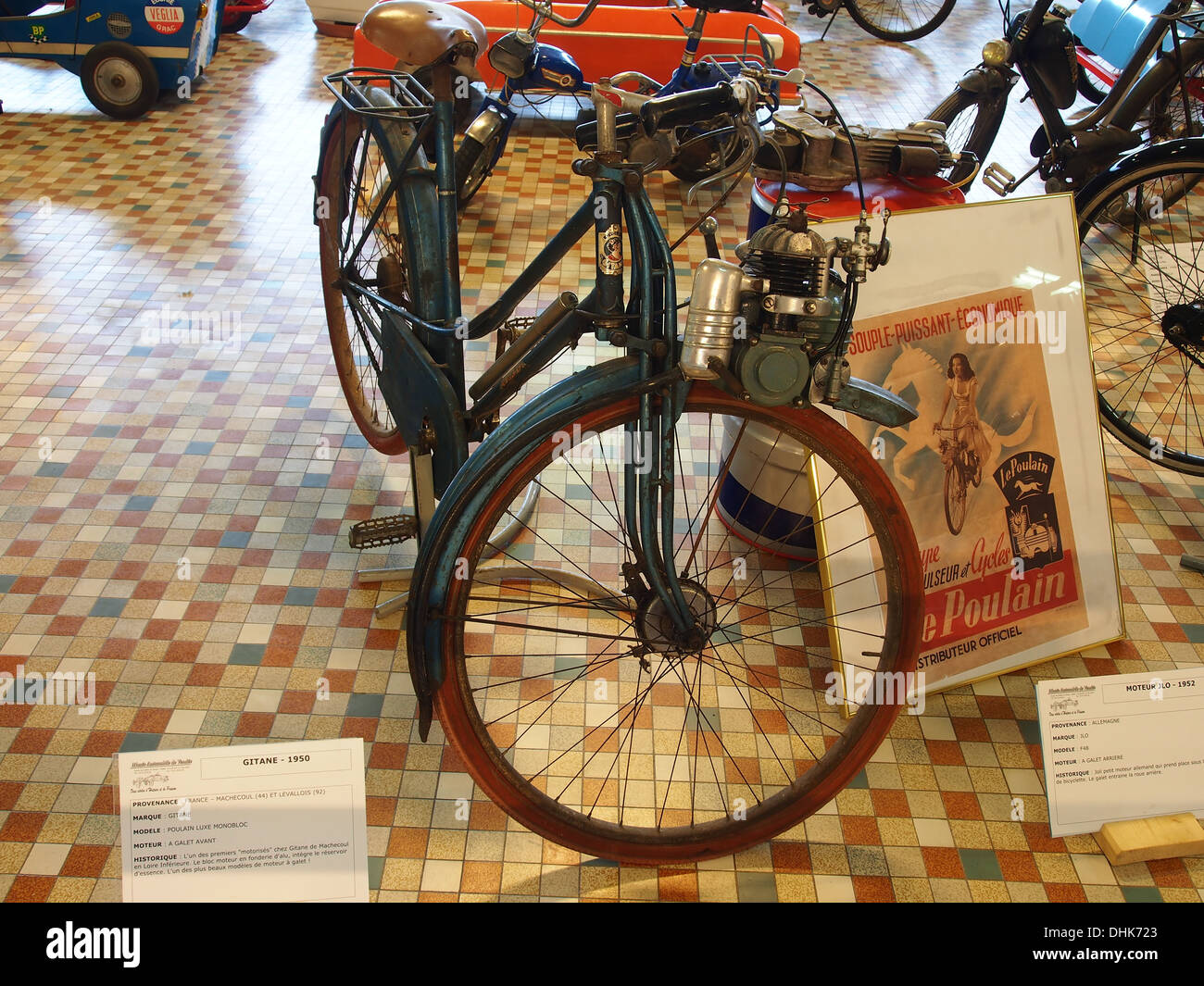 The 1950 Gitane Poulain Luxe Monobloc is a vintage French bicycle known ...