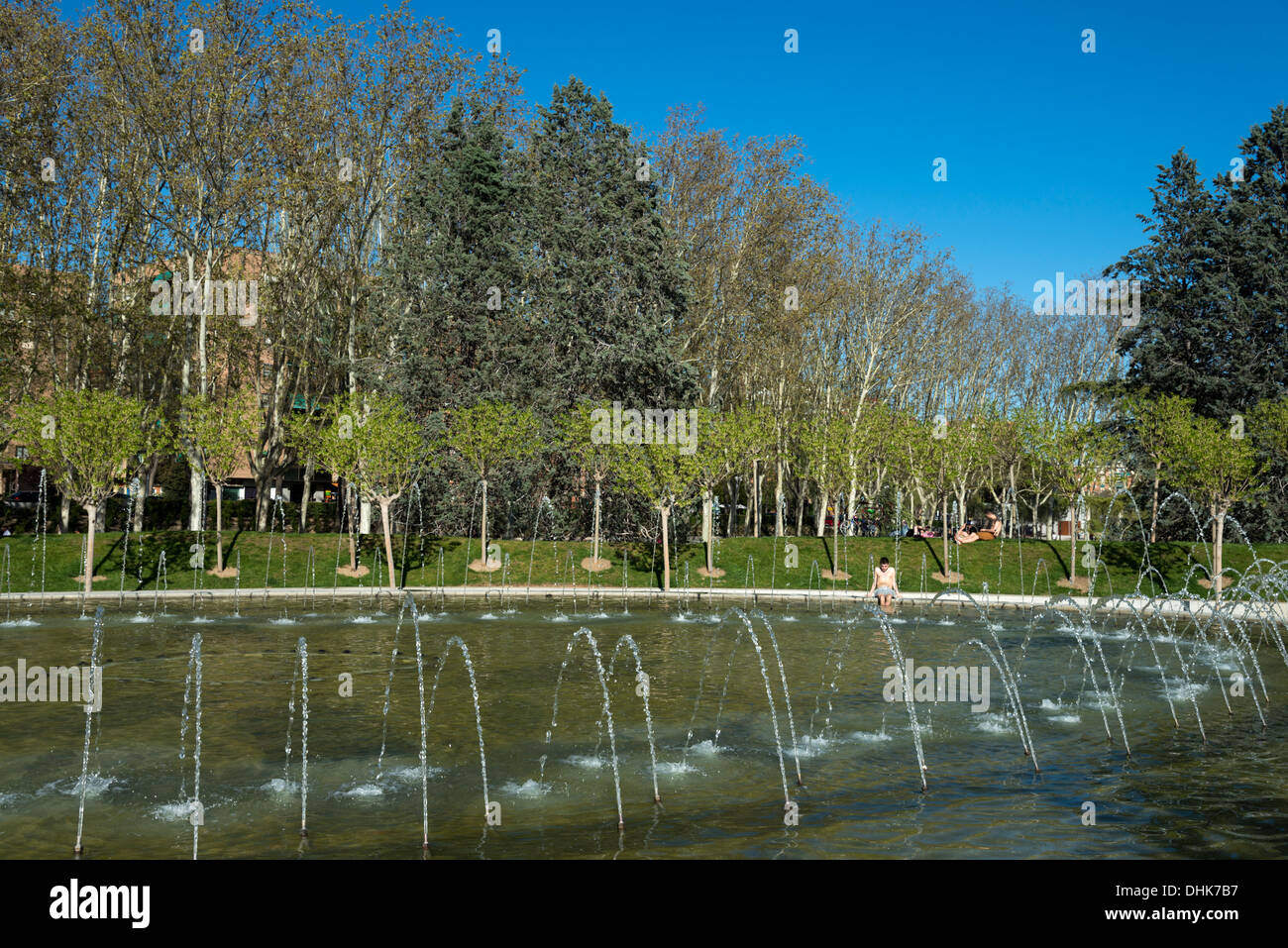 Parque madrid rio hi-res stock photography and images - Alamy