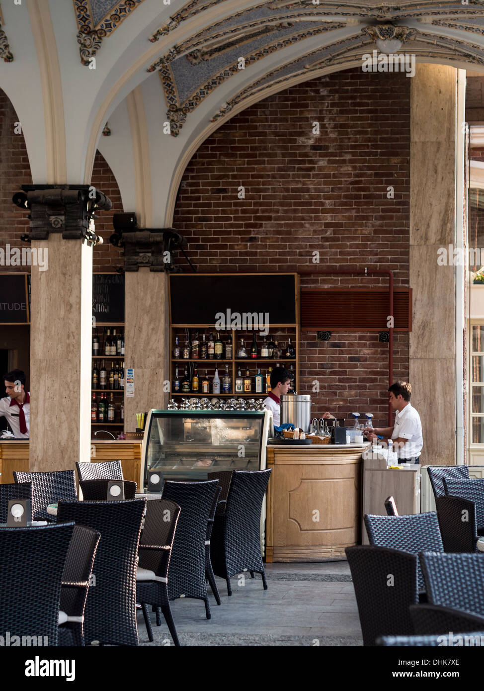Piazza, the famous square in the old town of Batumi. Piazza is known ...