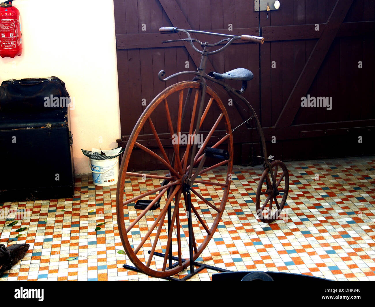 The Grand Bi is a vintage bicycle on display at the Museum of ...