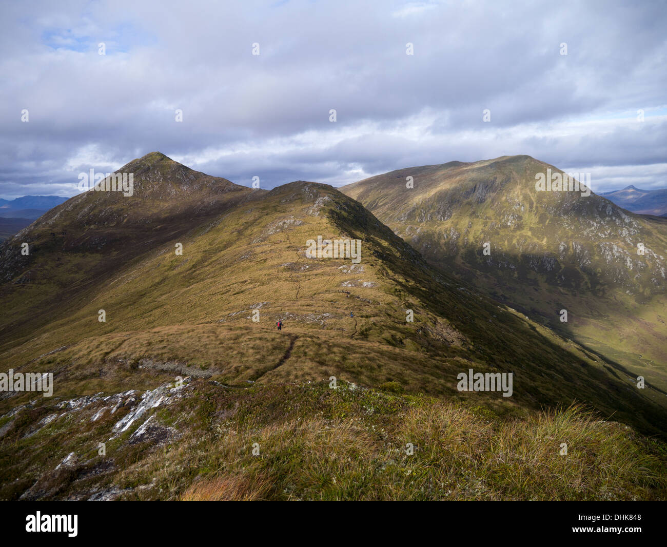Meallan nan Uan with Sgurr a' Mhuilin in the background. Strathconon ...