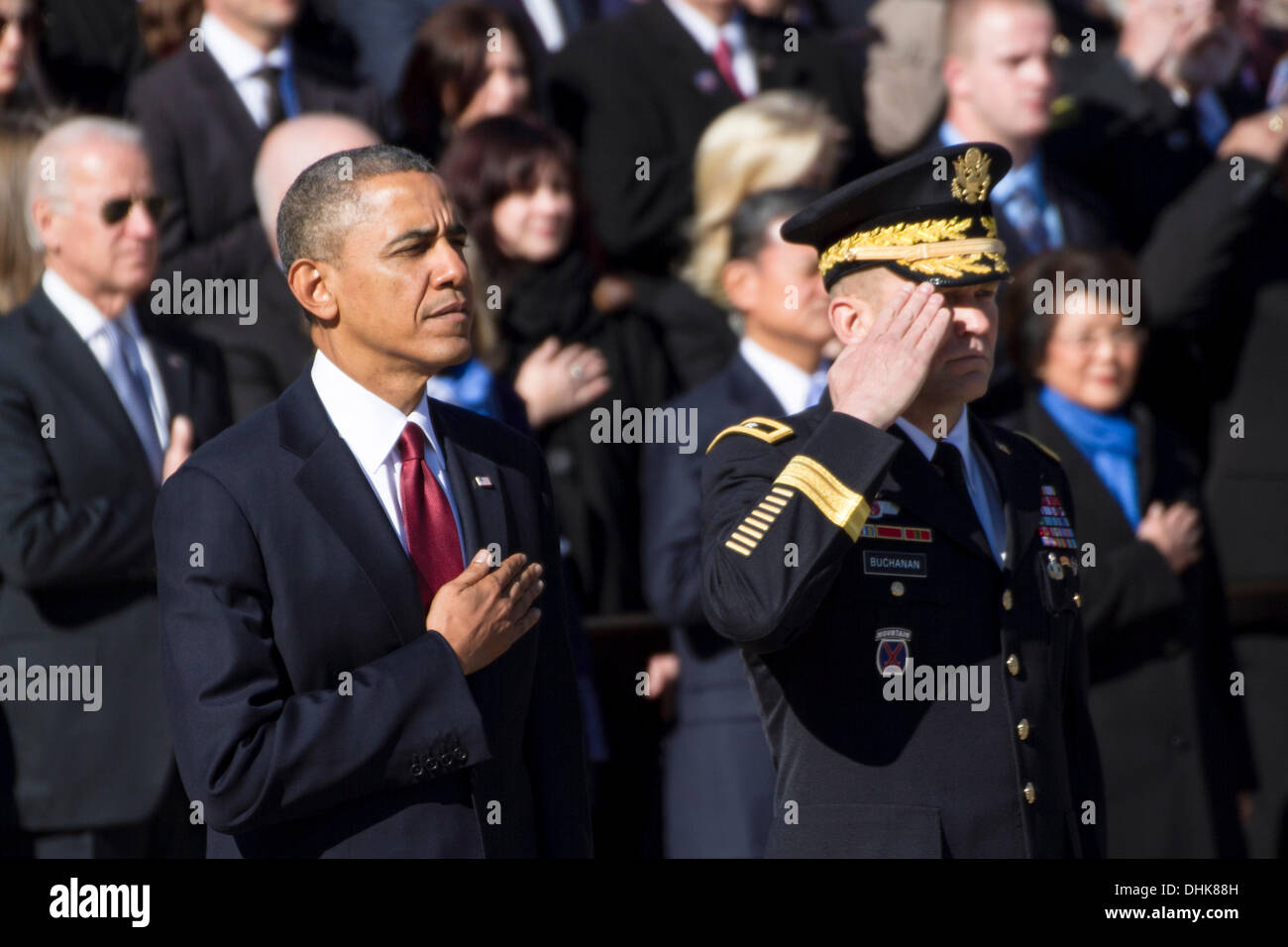 US President Barack Obama and Commanding General, U.S. Army Military ...