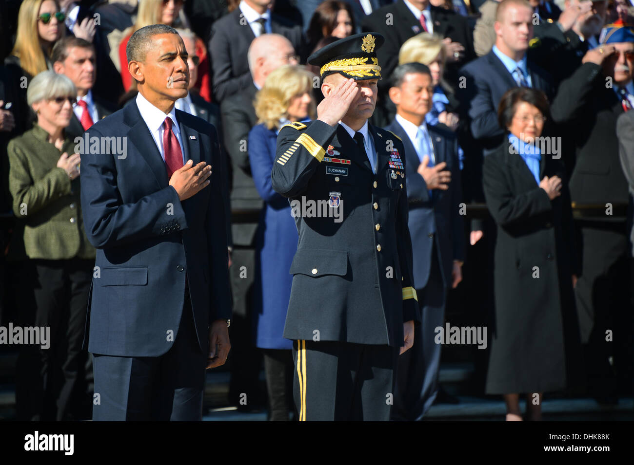 US President Barack Obama and Commanding General, U.S. Army Military ...