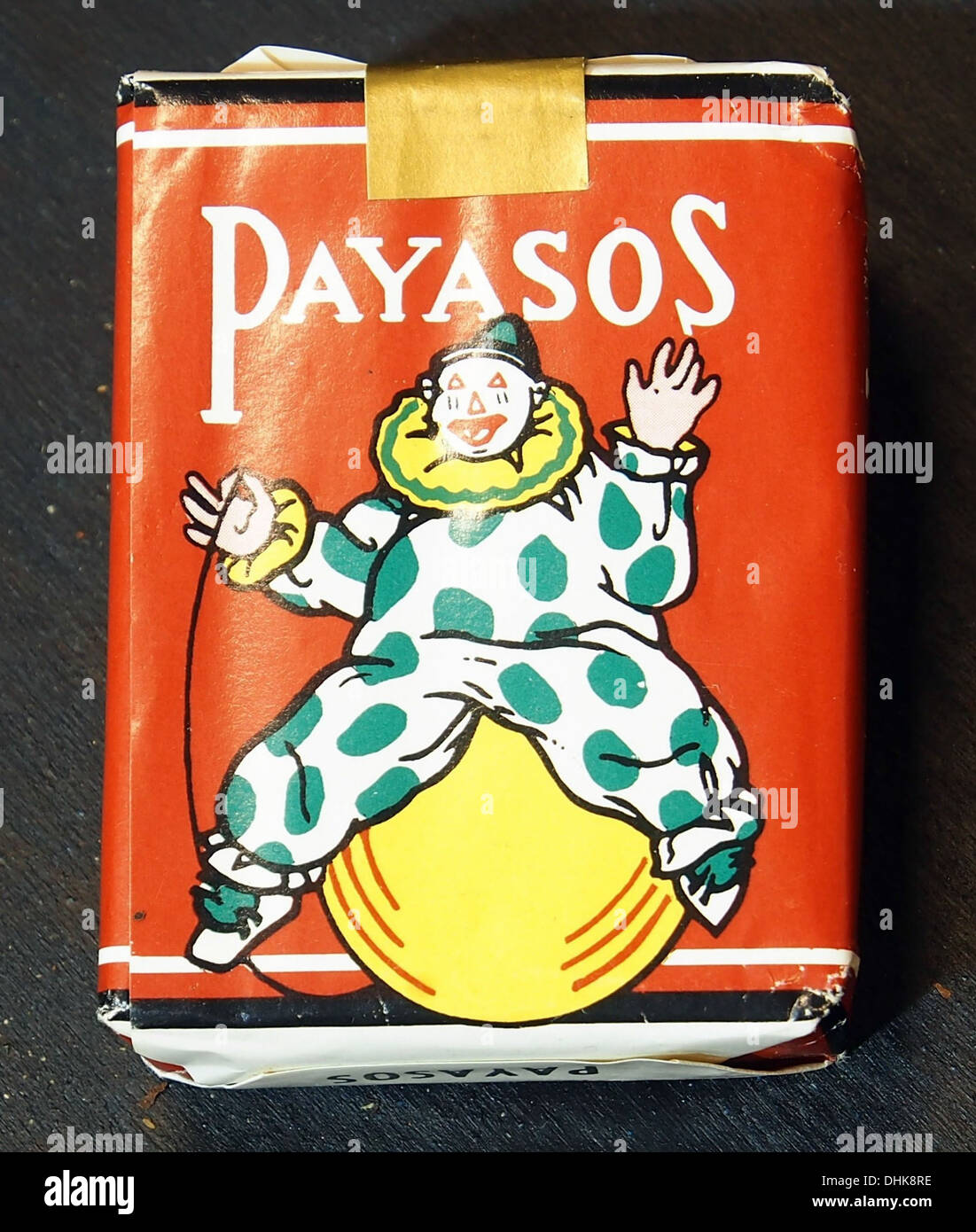 Payasos Cigarettes are packaged in a distinctive box design. The ...