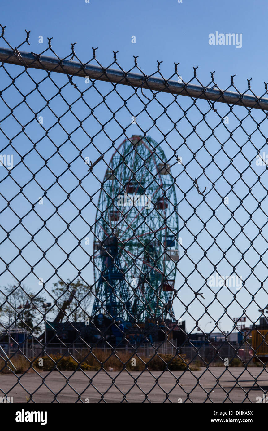 Wonder Wheel ride Coney Island, Brooklyn, New York, United States of ...