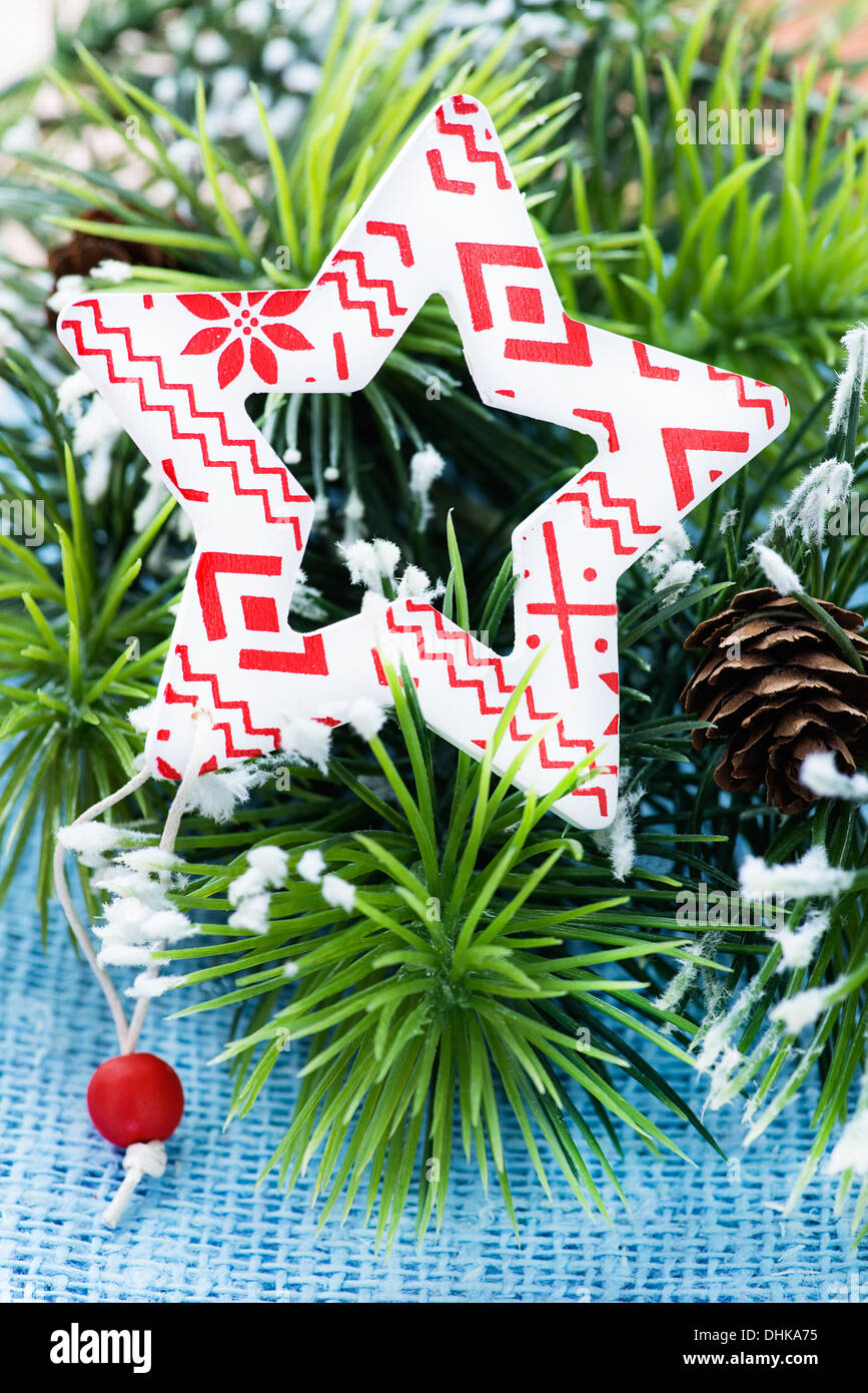 Decorated star decoration hi-res stock photography and images - Alamy