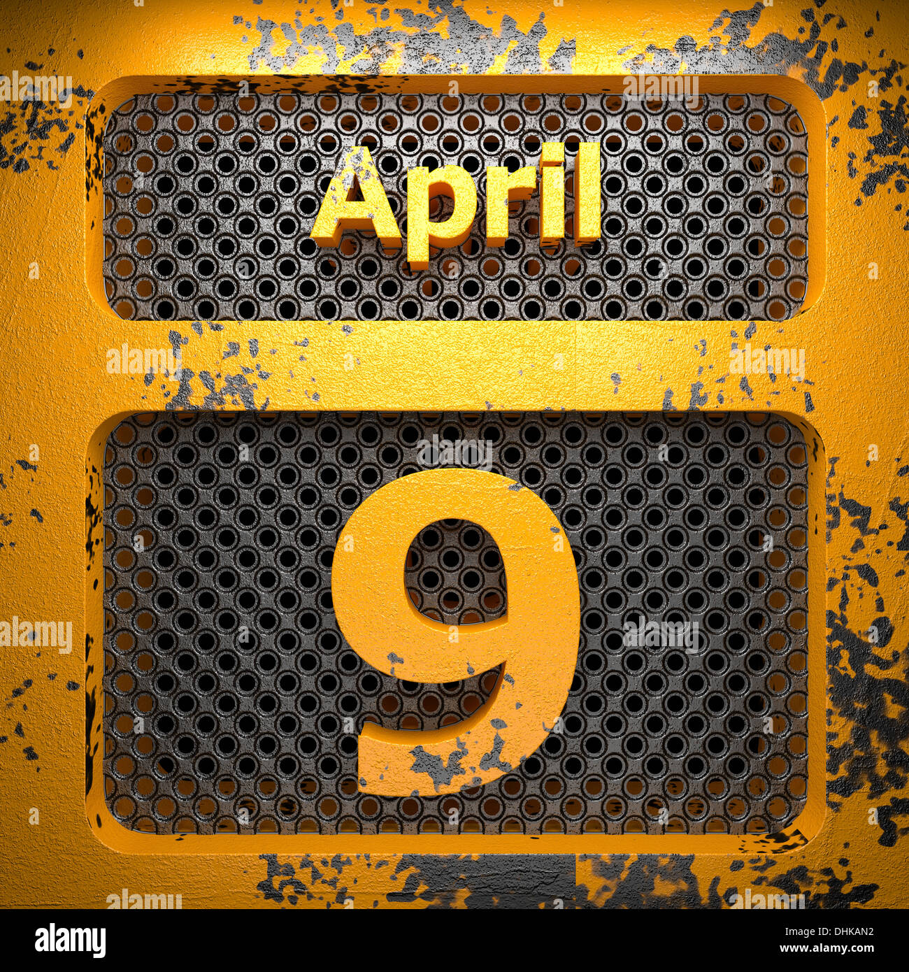 April 9 calendar hi-res stock photography and images - Alamy