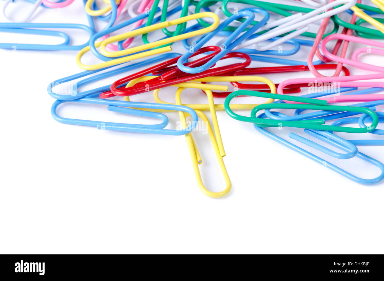 Stationery binder clips on Cut Out Stock Images & Pictures - Alamy