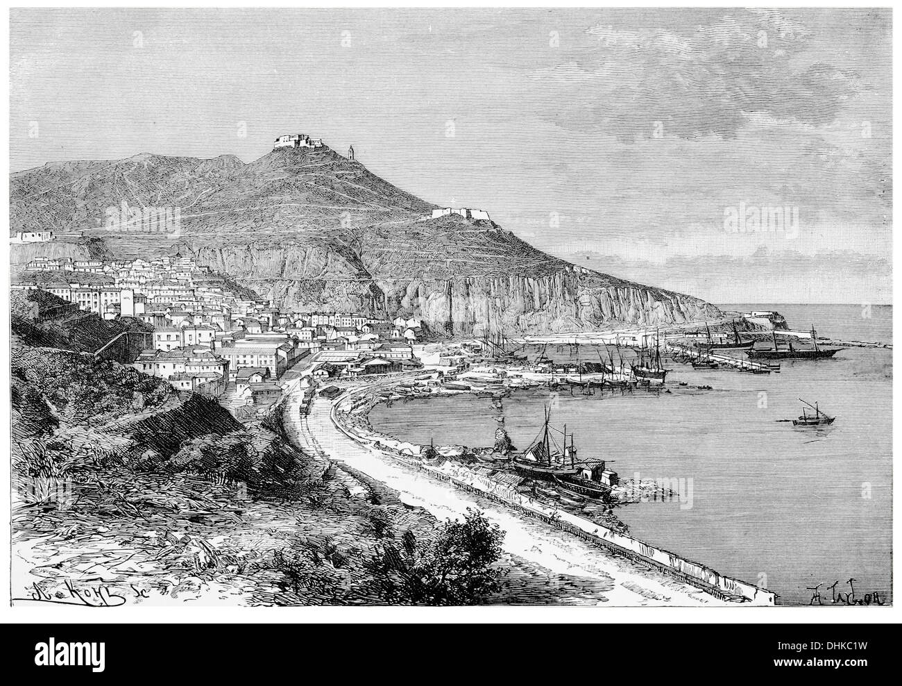 Oran coast Black and White Stock Photos & Images - Alamy