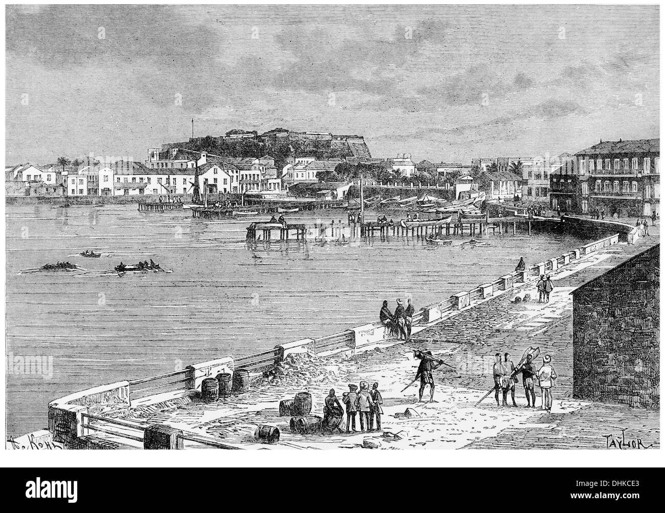 French colonialism senegal Black and White Stock Photos & Images - Alamy