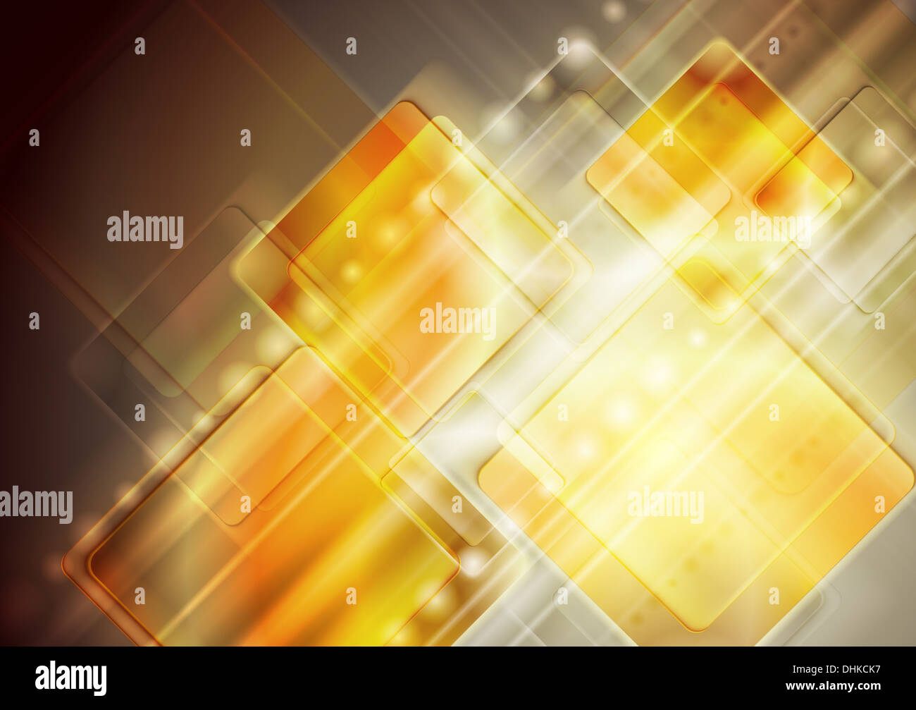Bright yellow tech background. Vector design eps 10 Stock Photo - Alamy