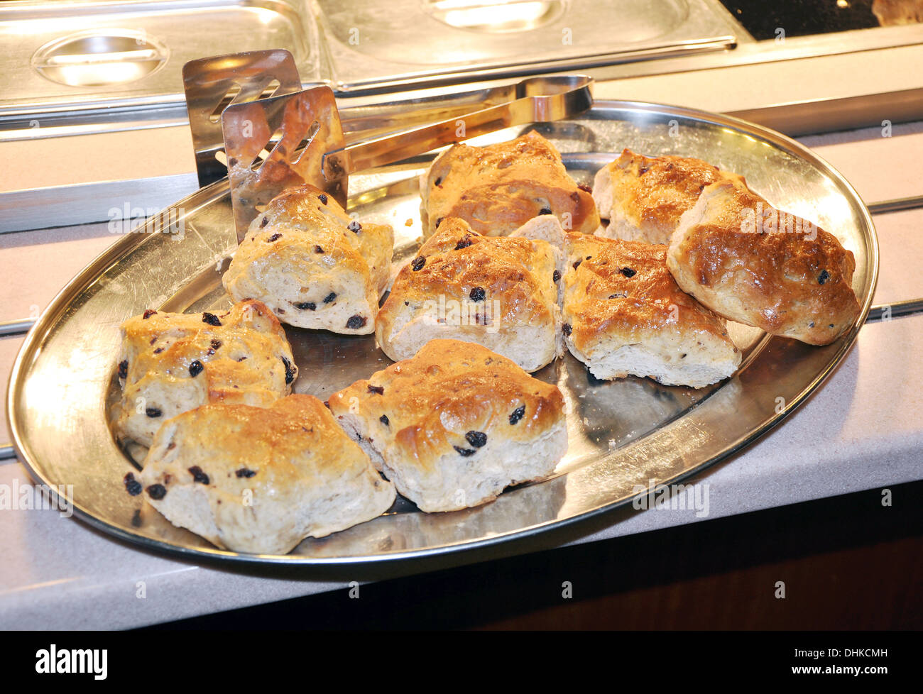 The Alban bun predecessor to the hot cross bun Stock Photo - Alamy