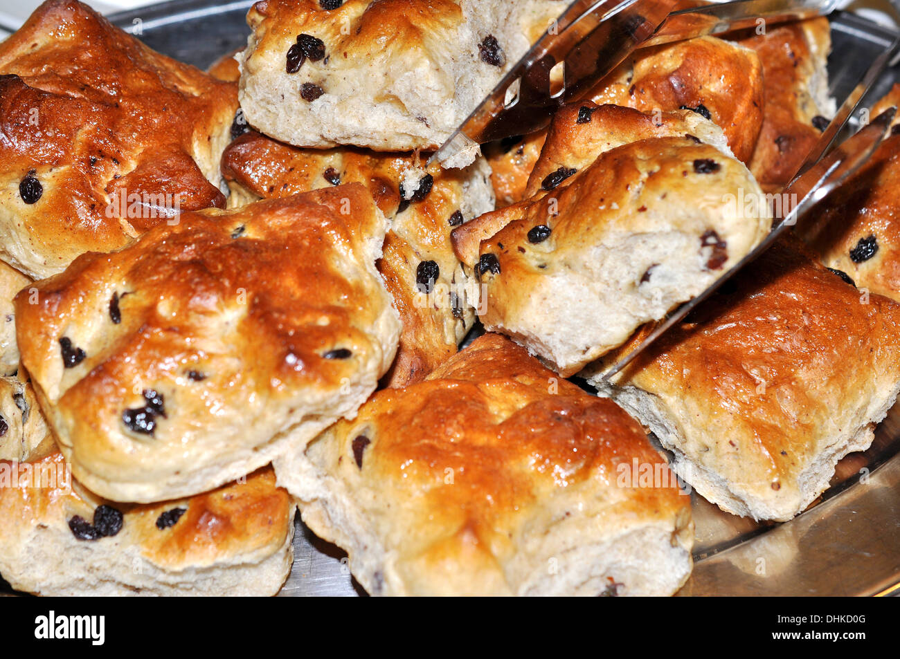 The Alban bun predecessor to the hot cross bun Stock Photo - Alamy