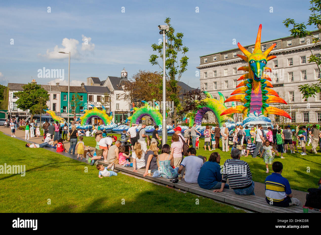 Eyre Square Galway City Ireland Stock Photo - Alamy