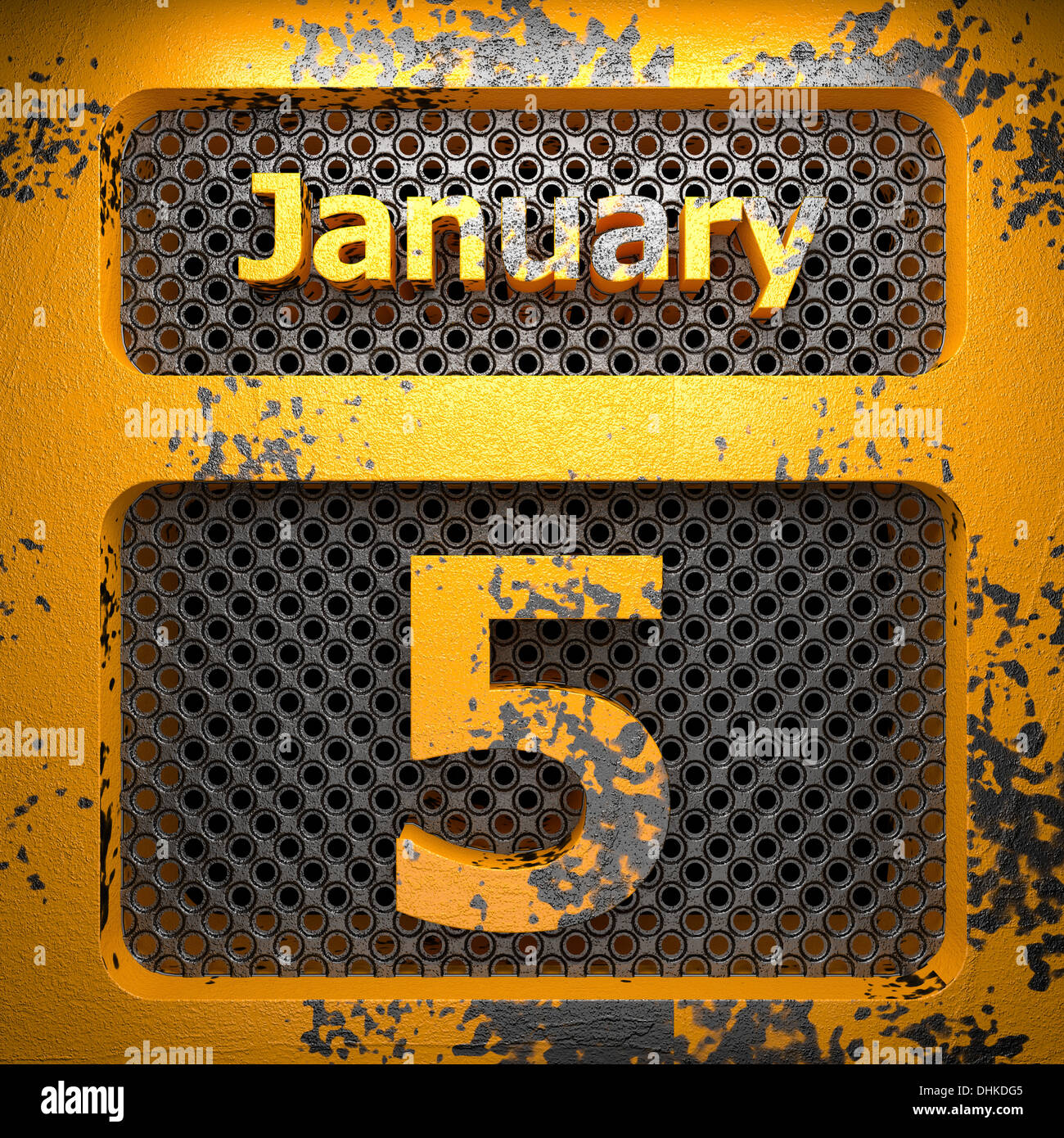 5 january calendar hi-res stock photography and images - Alamy