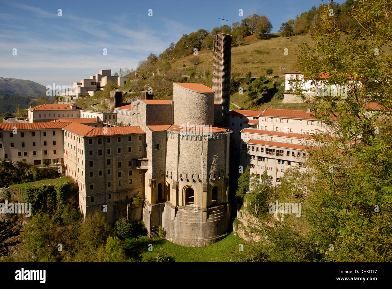 sanctuary of aranzazu Stock Photo - Alamy
