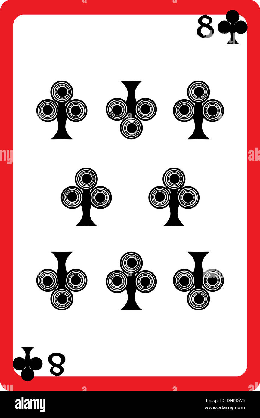 eight of clubs Stock Photo - Alamy