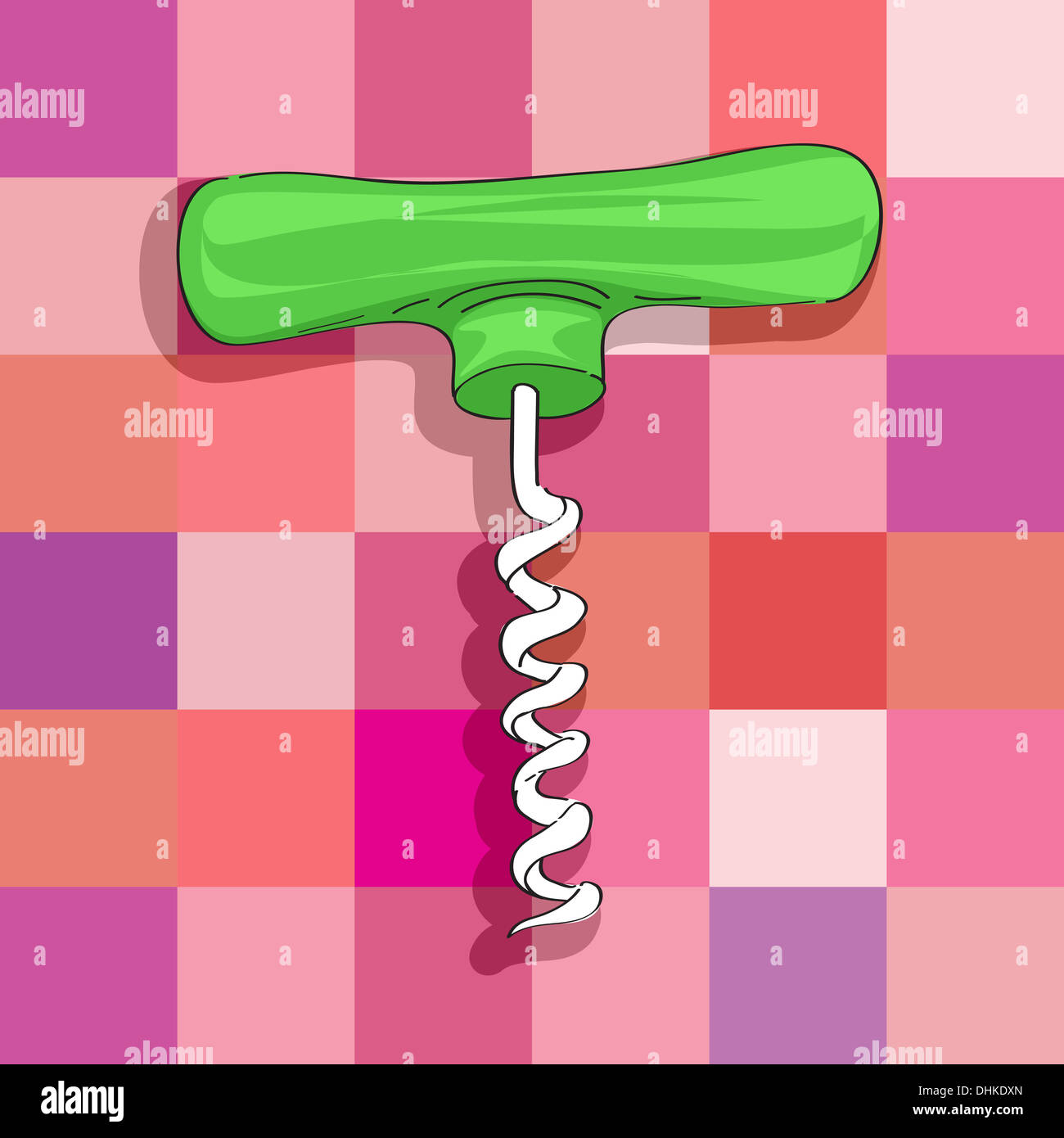 Cartoon corkscrew hi-res stock photography and images - Alamy