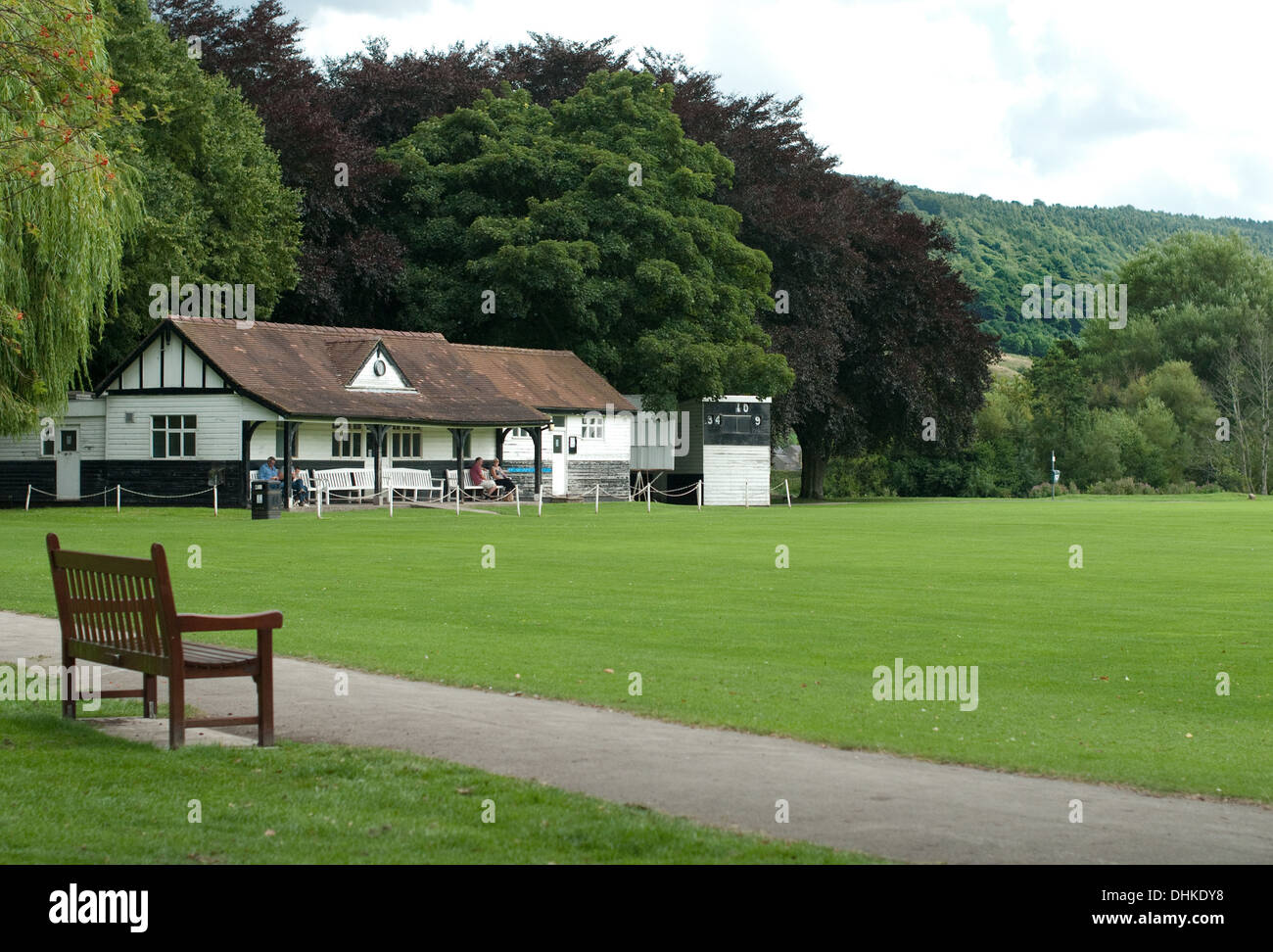 Editorial image of Bakewell Cricket Pavilion in Derbyshire Stock Photo ...