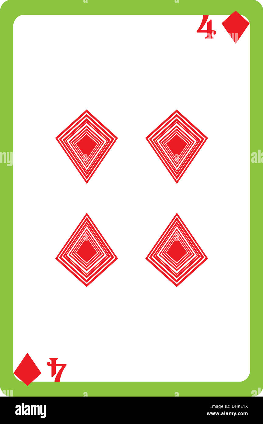 Four of diamonds hi-res stock photography and images - Alamy