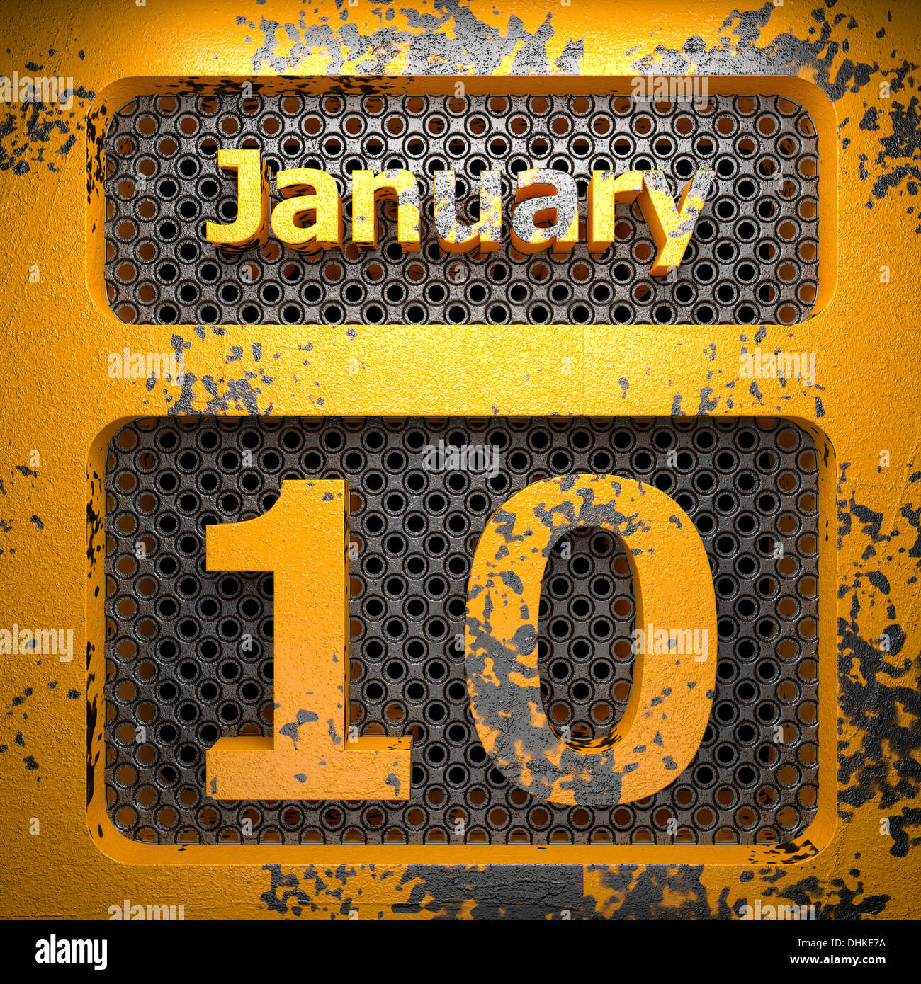 10 january calendar hi-res stock photography and images - Alamy