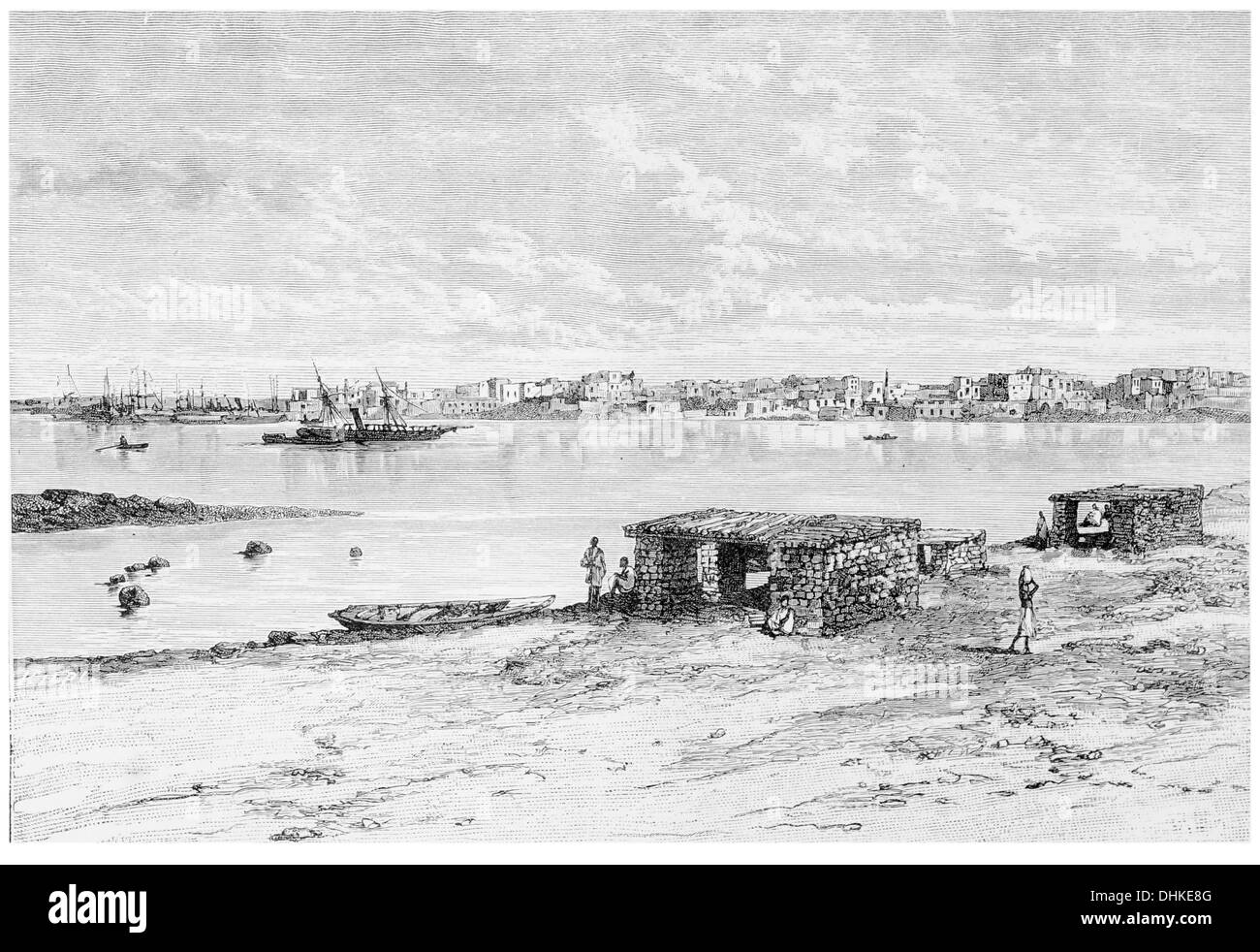 1888 general view of Suakin Sawakin Sawákin Sudan Stock Photo - Alamy