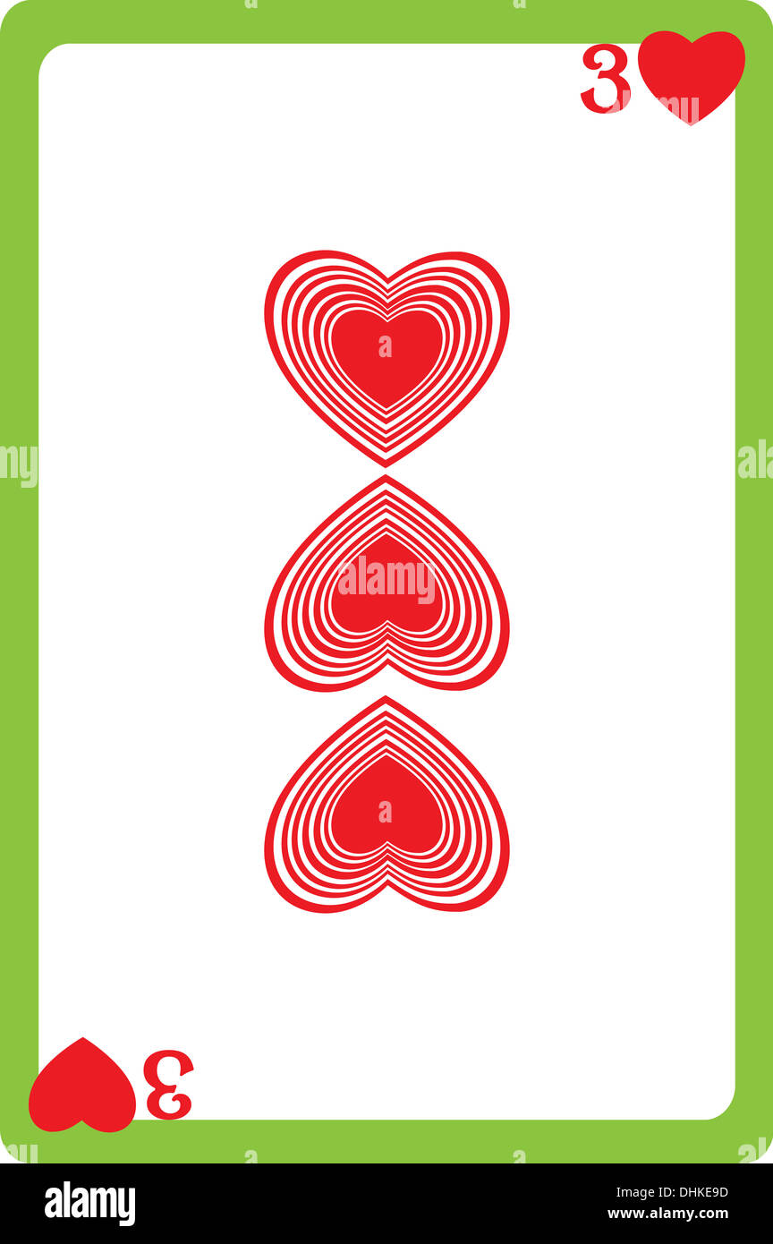 three of hearts Stock Photo - Alamy