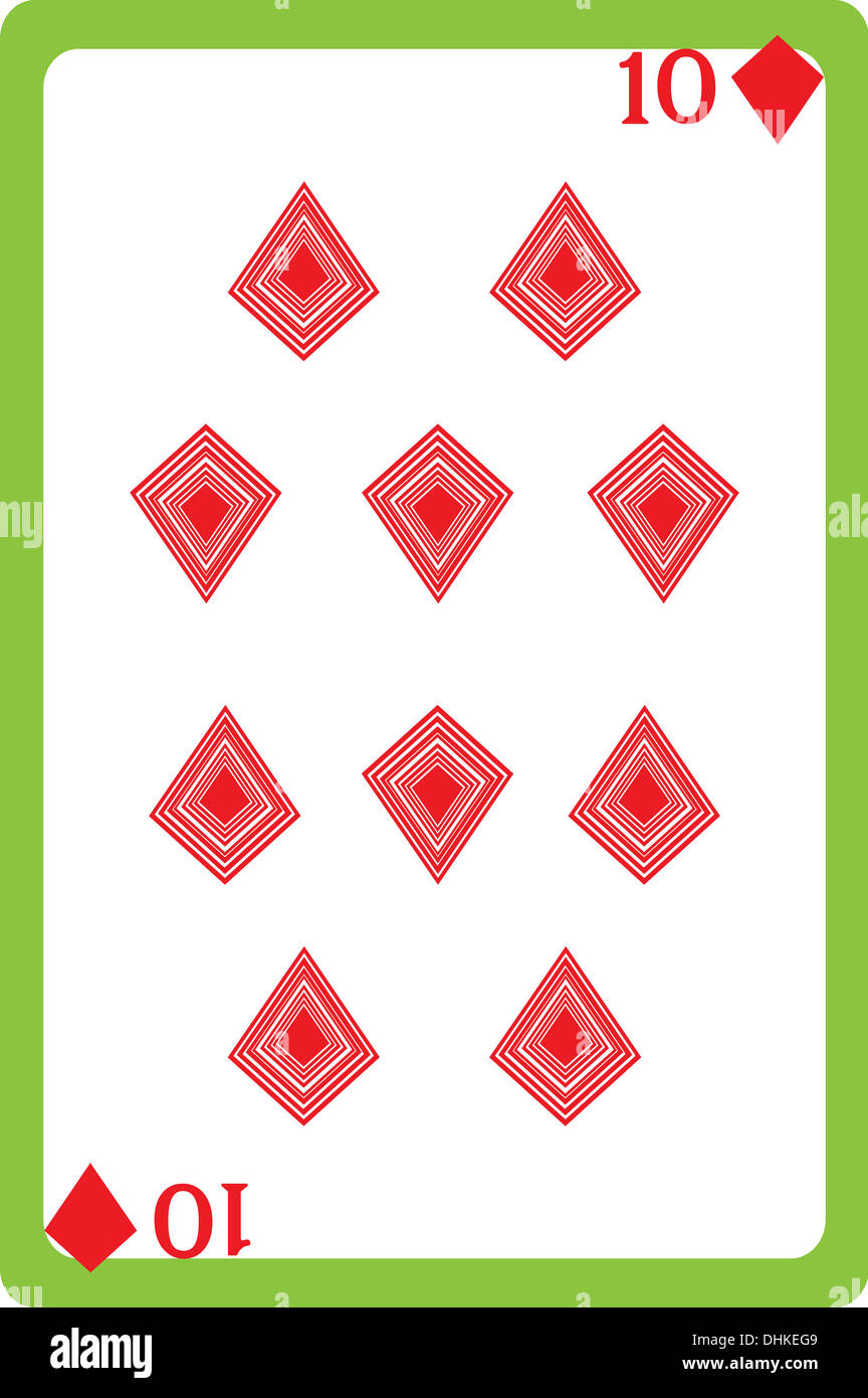 ten of diamonds Stock Photo - Alamy