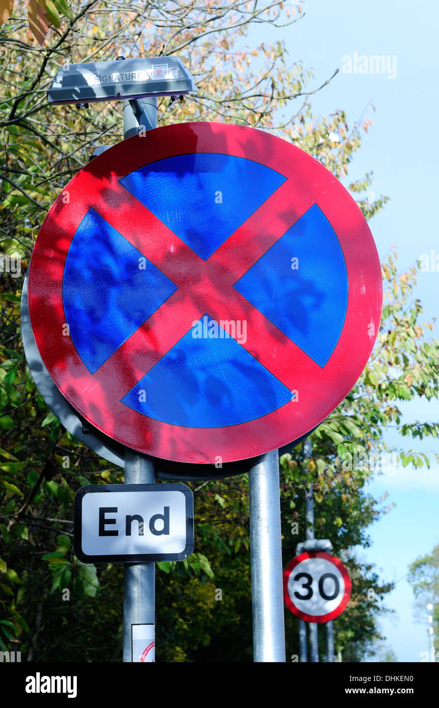 British Road Signs In England,UK Stock Photo - Alamy