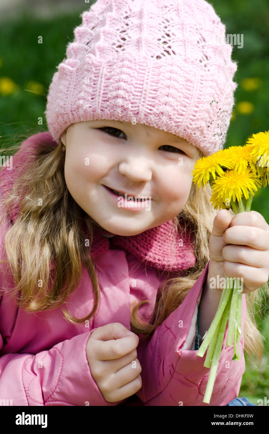 Portrait of the little girl Stock Photo - Alamy